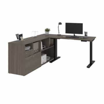 i3 Plus 72W L-Shaped Standing Desk | Bestar