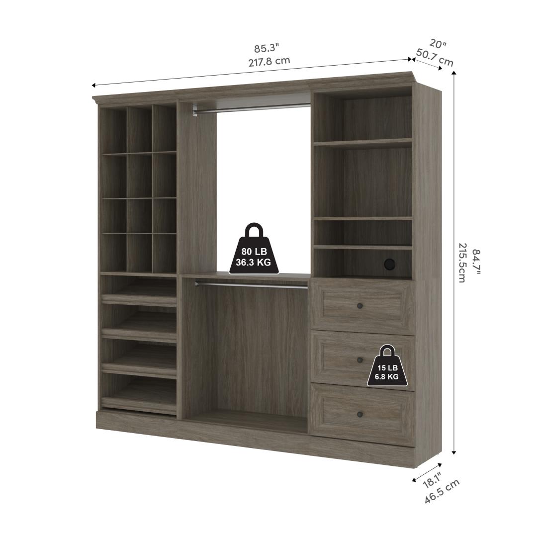 Versatile 86“ Closet Organizer | Bestar